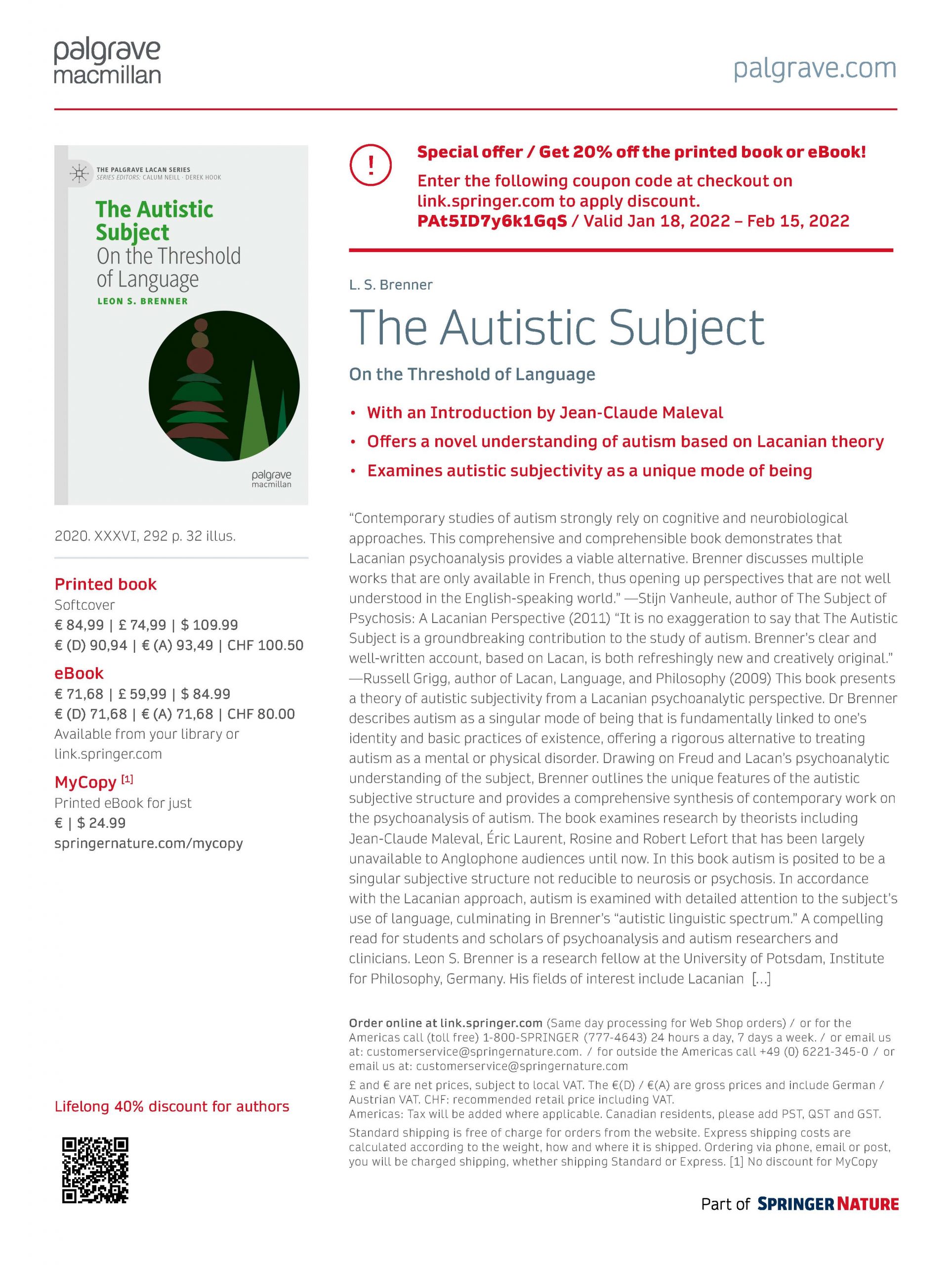 Autism in the Contemporary Lacanian Clinic – The Dermic Drive – Lacan ...