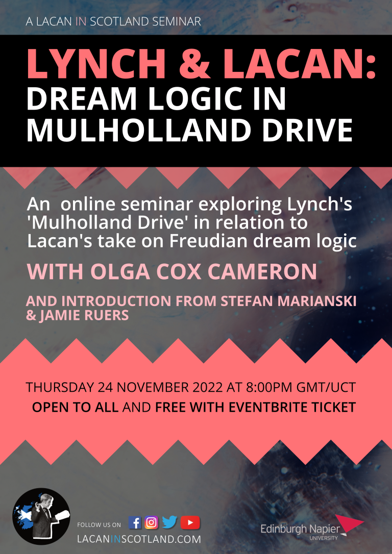 Lynch and Lacan: Dream Logic in Mulholland Drive – Lacan In Scotland